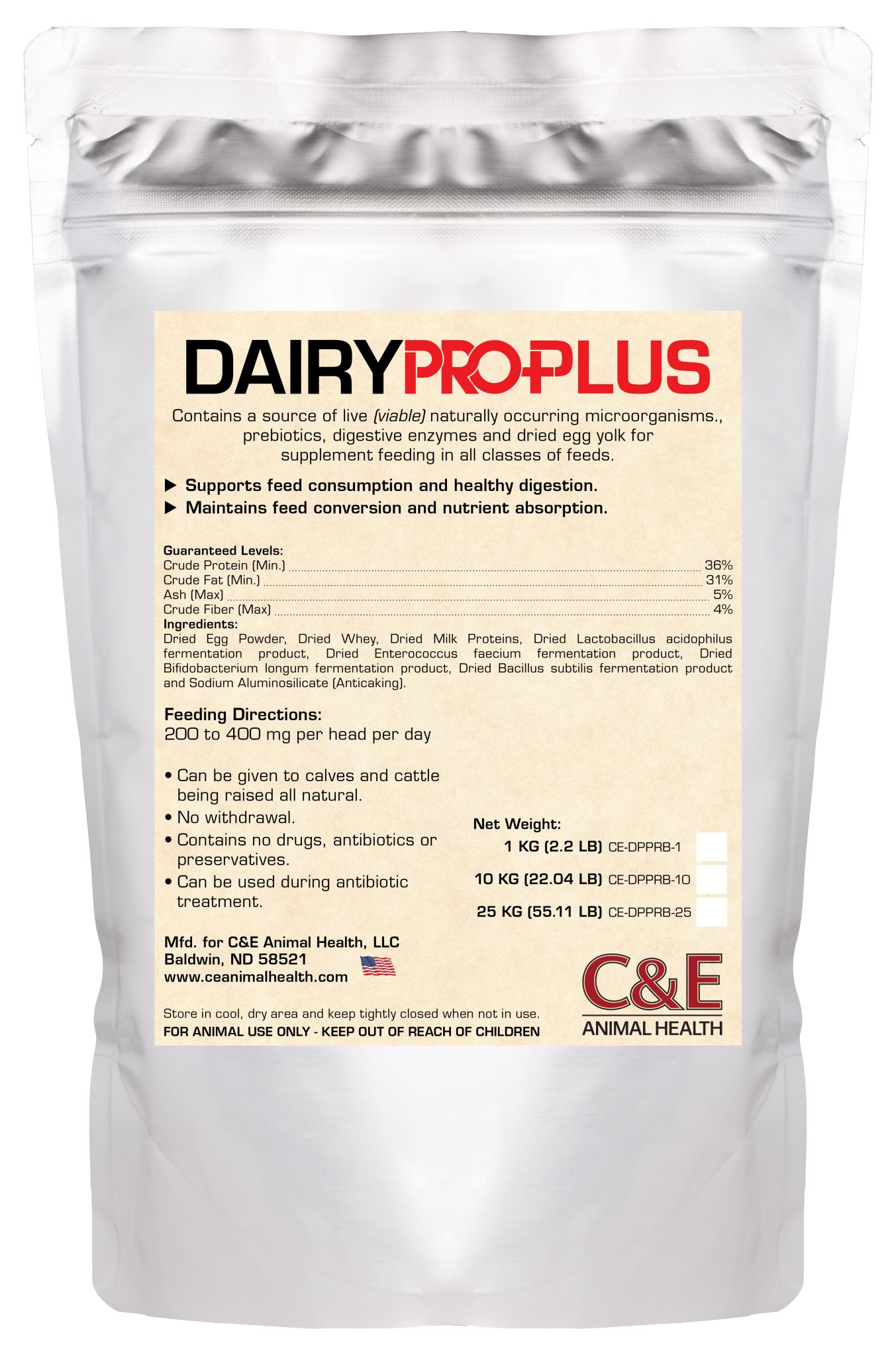 Dairy Pro-Plus – C&E Animal Health, LLC