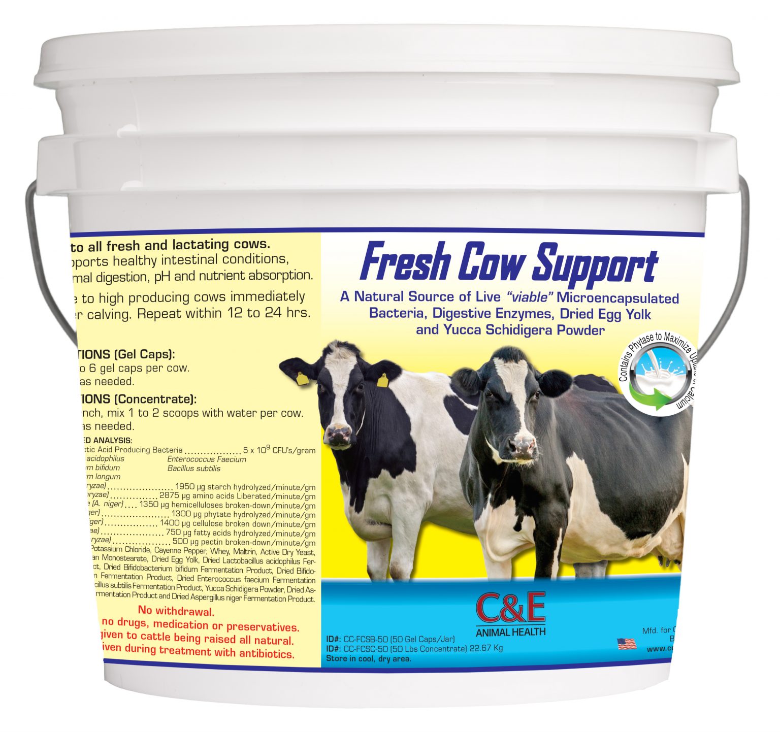 Fresh Cow Support – Gel Caps – C&E Animal Health, LLC